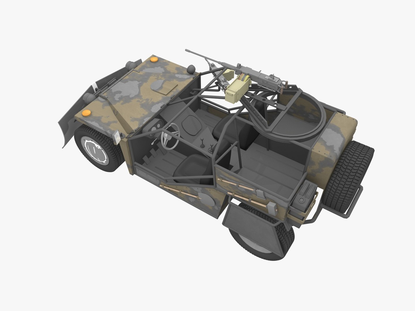 russian buggy armored post-apocalyptic 3d 3ds