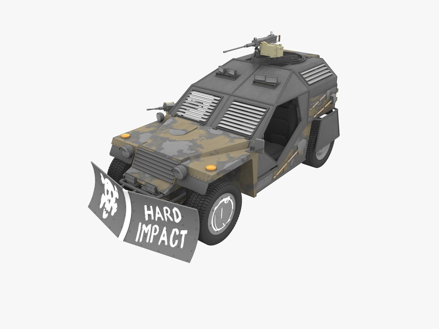russian buggy armored post-apocalyptic 3d 3ds