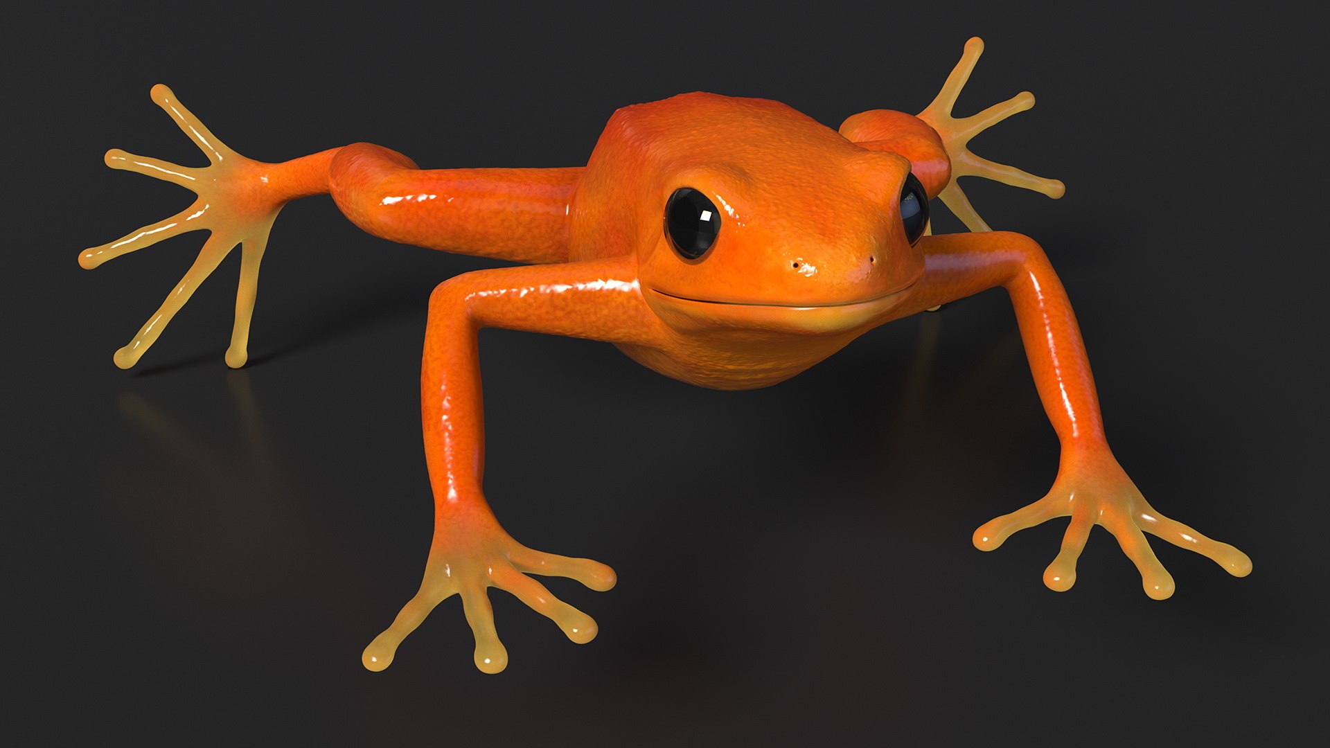 Realistic Golden Frog Model - TurboSquid 2280694
