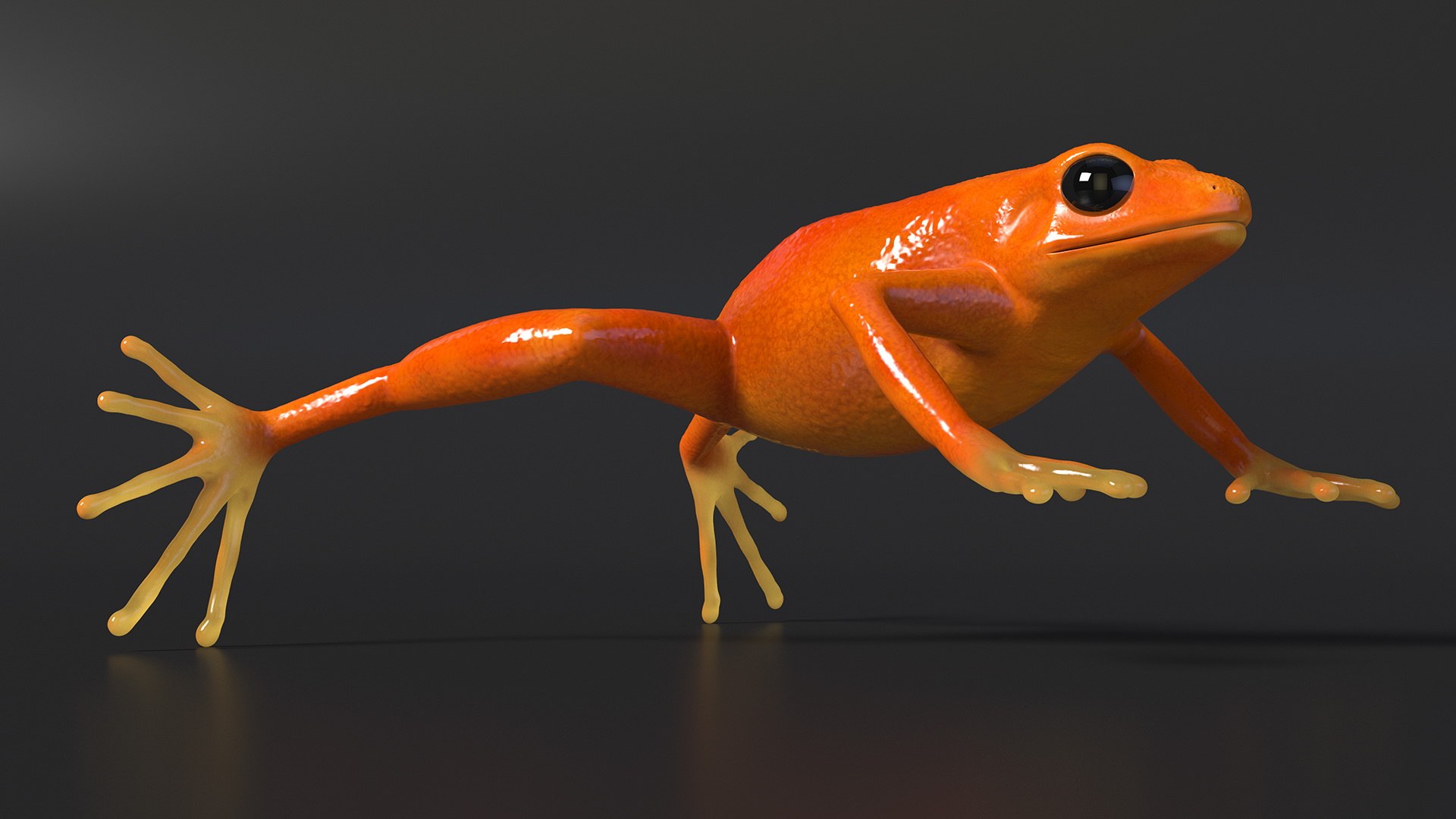Realistic Golden Frog Model - TurboSquid 2280694
