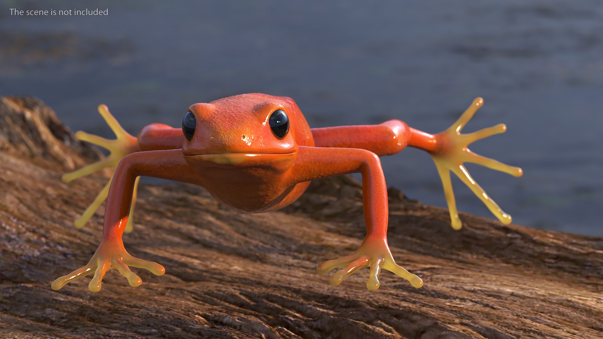 Realistic Golden Frog Model - TurboSquid 2280694