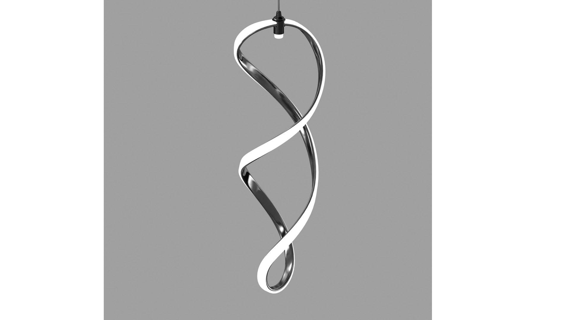 3D Custom Made Pendant Led Twisted Lamp Model - TurboSquid 2041775