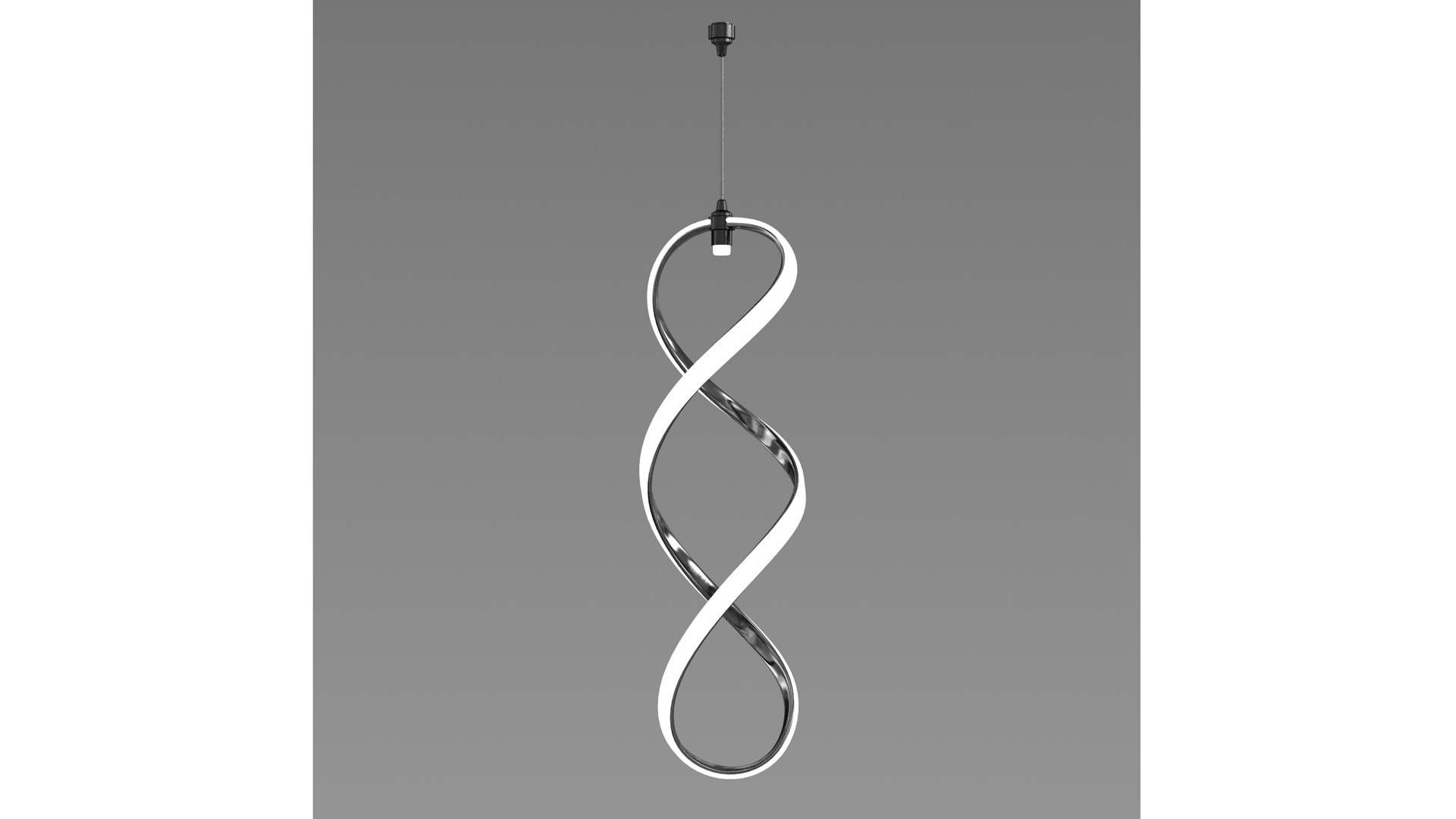 3D Custom Made Pendant Led Twisted Lamp Model - TurboSquid 2041775