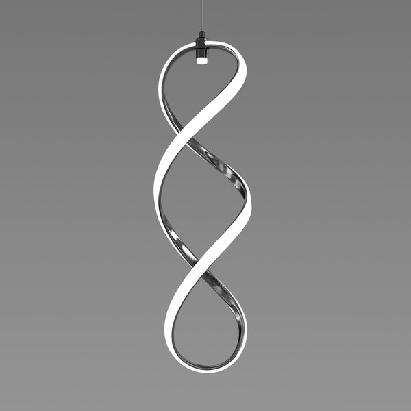 3D Custom made pendant led twisted lamp model - TurboSquid 2041775