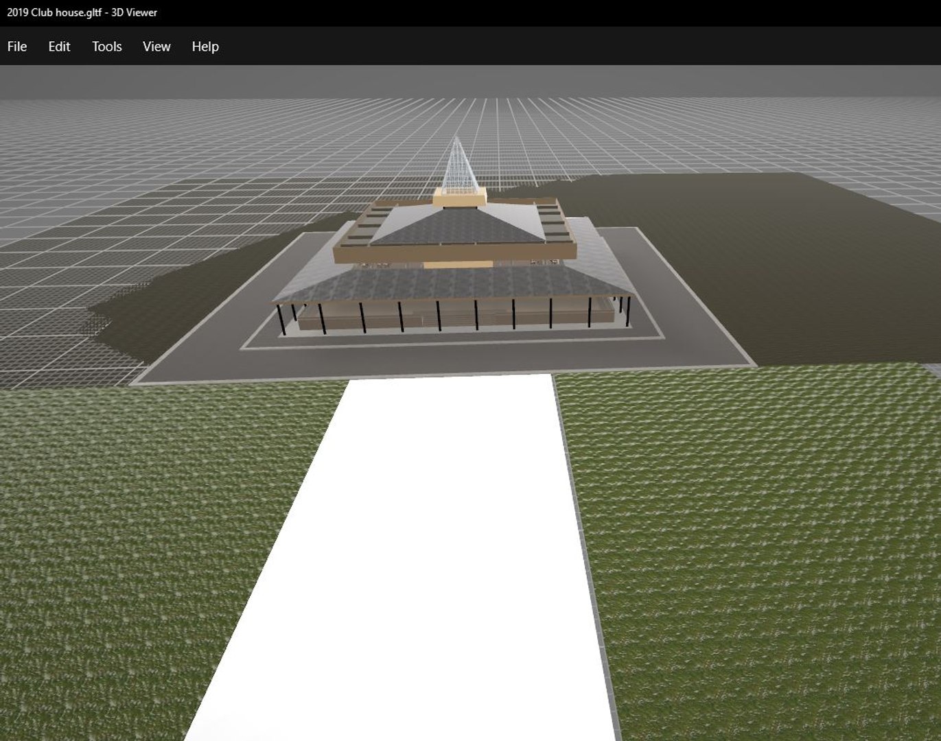 Club House 3D Model - TurboSquid 1927289