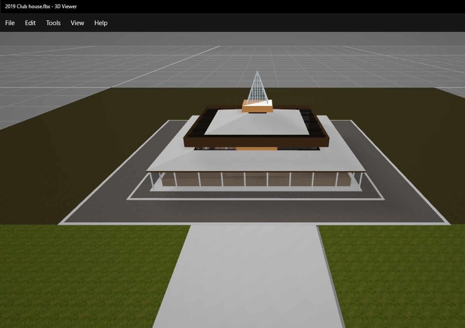 Club House 3D Model - TurboSquid 1927289
