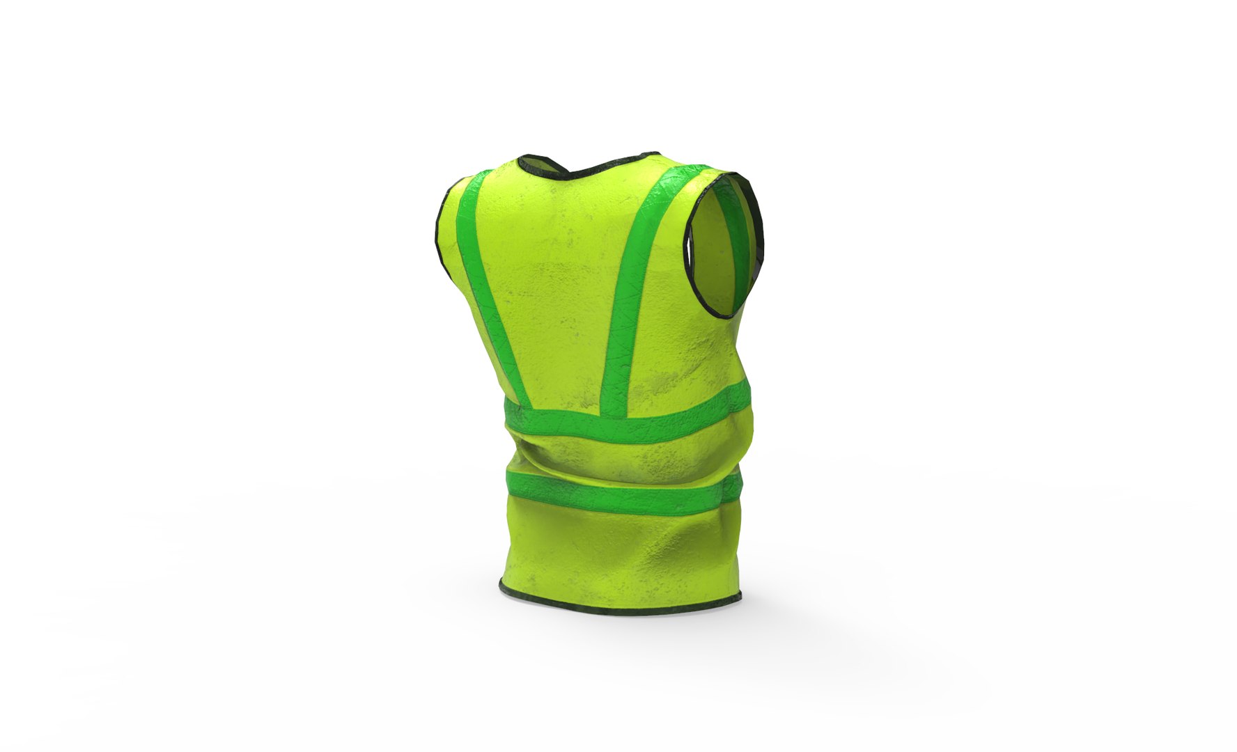 3D Model Realistic Worker Vest 001 - TurboSquid 2204177