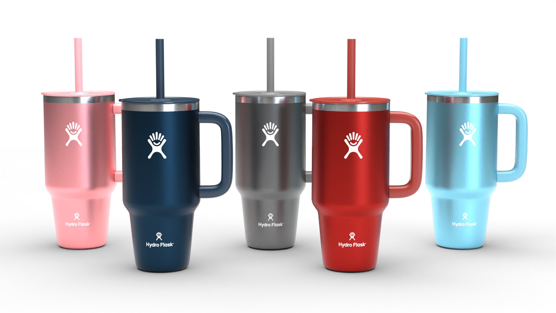 HydroFlask Water Bottle Stainless Steel Collection 3D Model ...