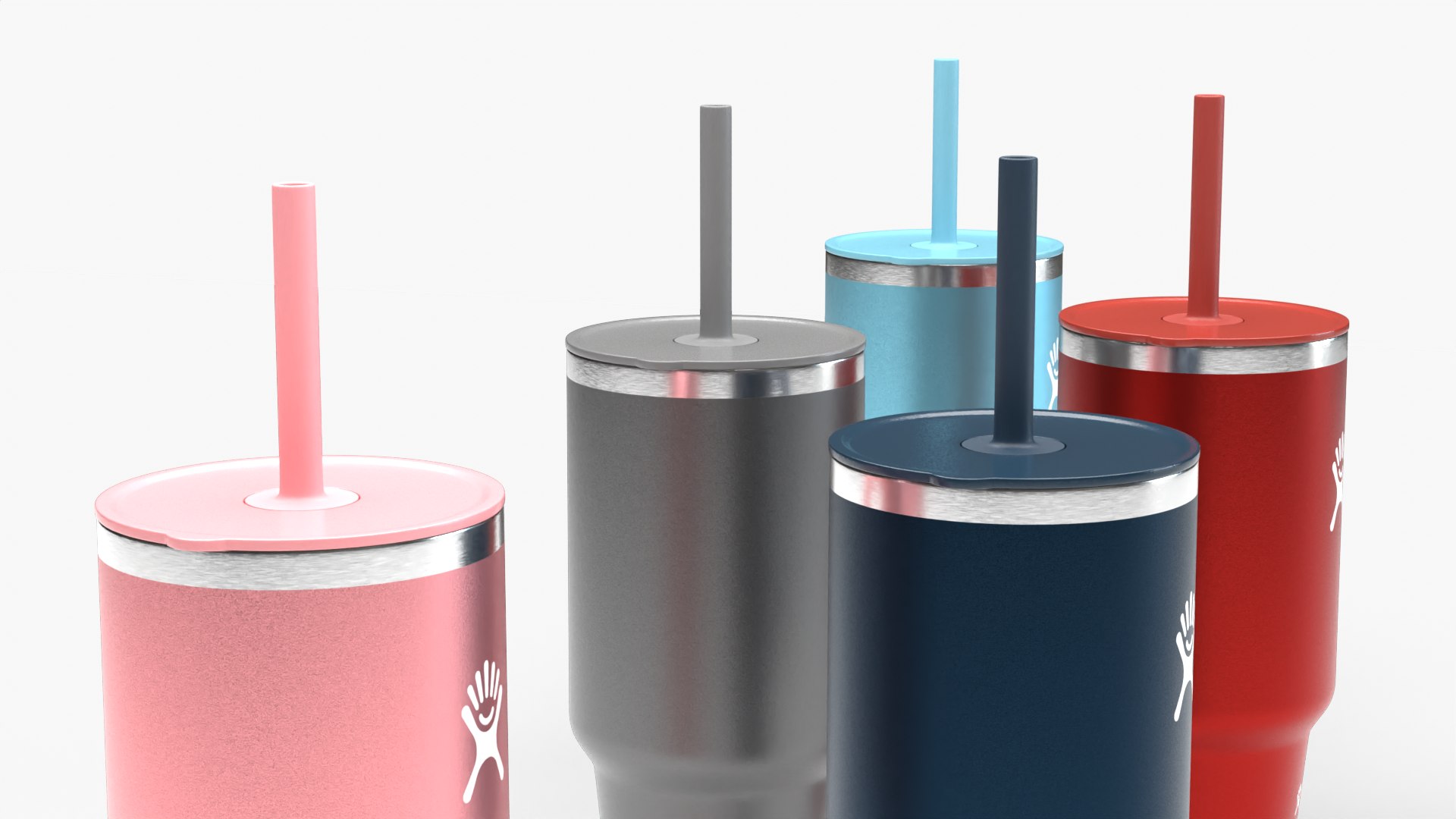 HydroFlask Water Bottle Stainless Steel Collection 3D Model ...