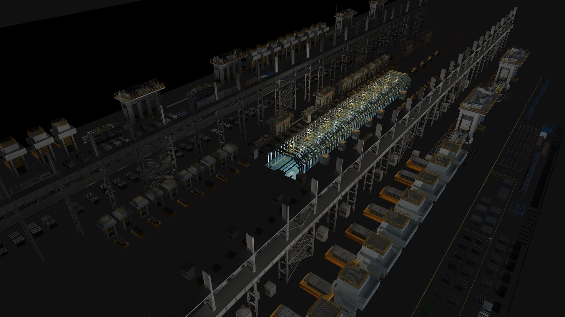 Car Manufacturing Factory 3D - TurboSquid 1904396