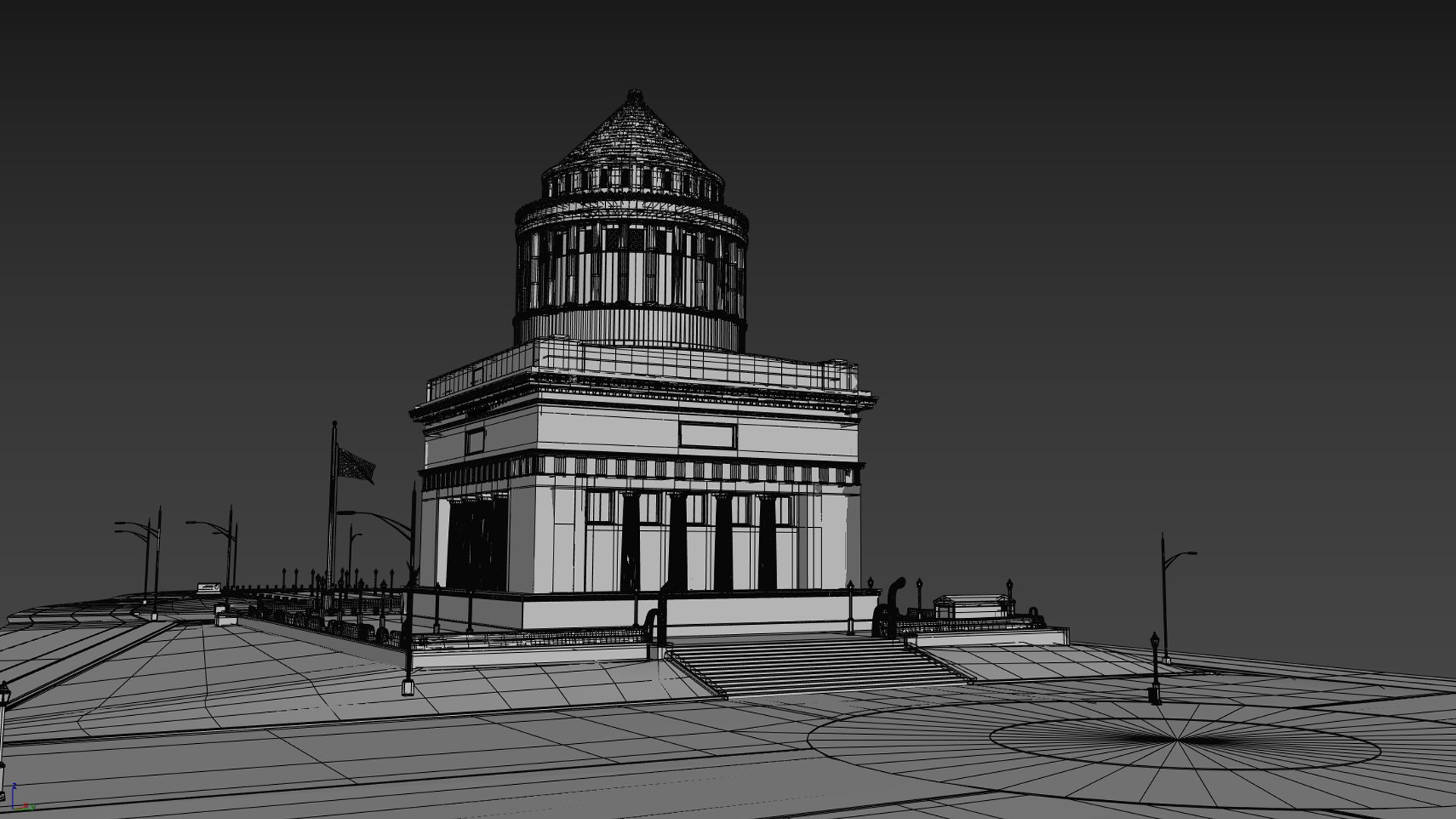 3D Model General Grant National Memorial - TurboSquid 2371524