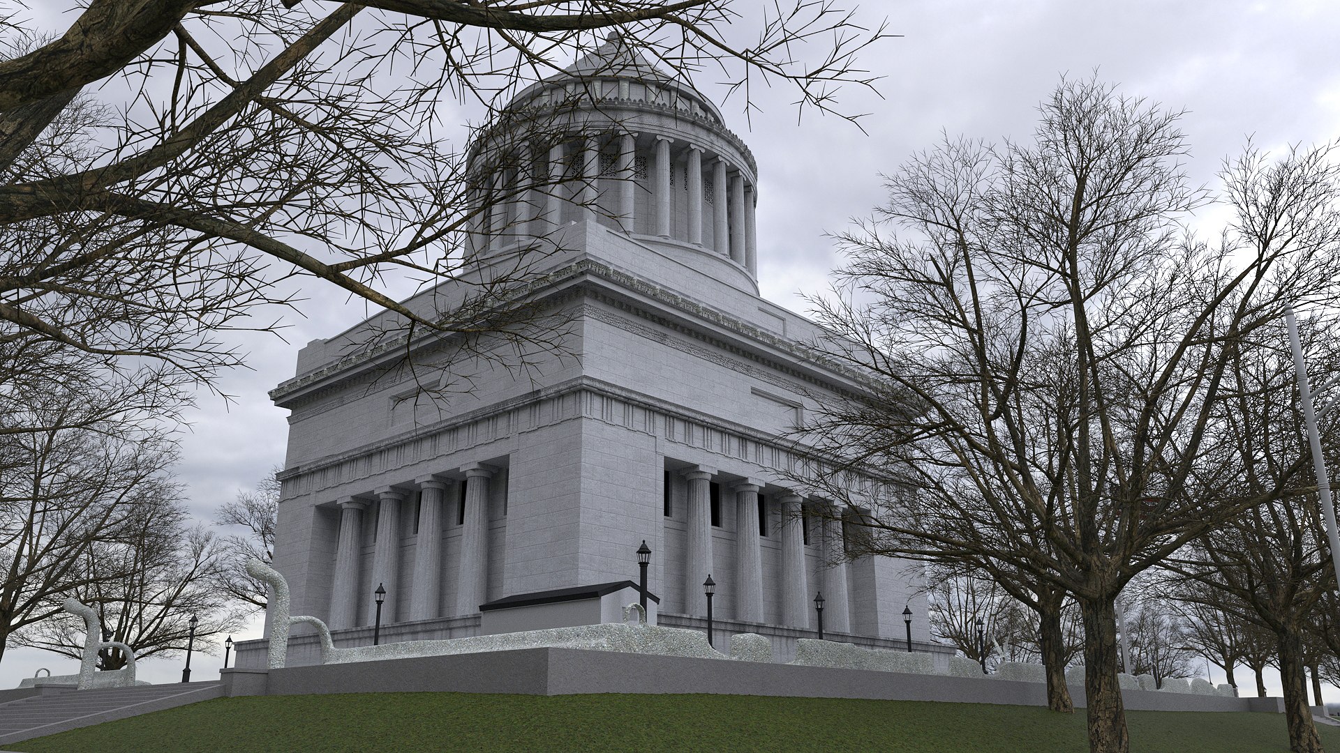 3D Model General Grant National Memorial - TurboSquid 2371524