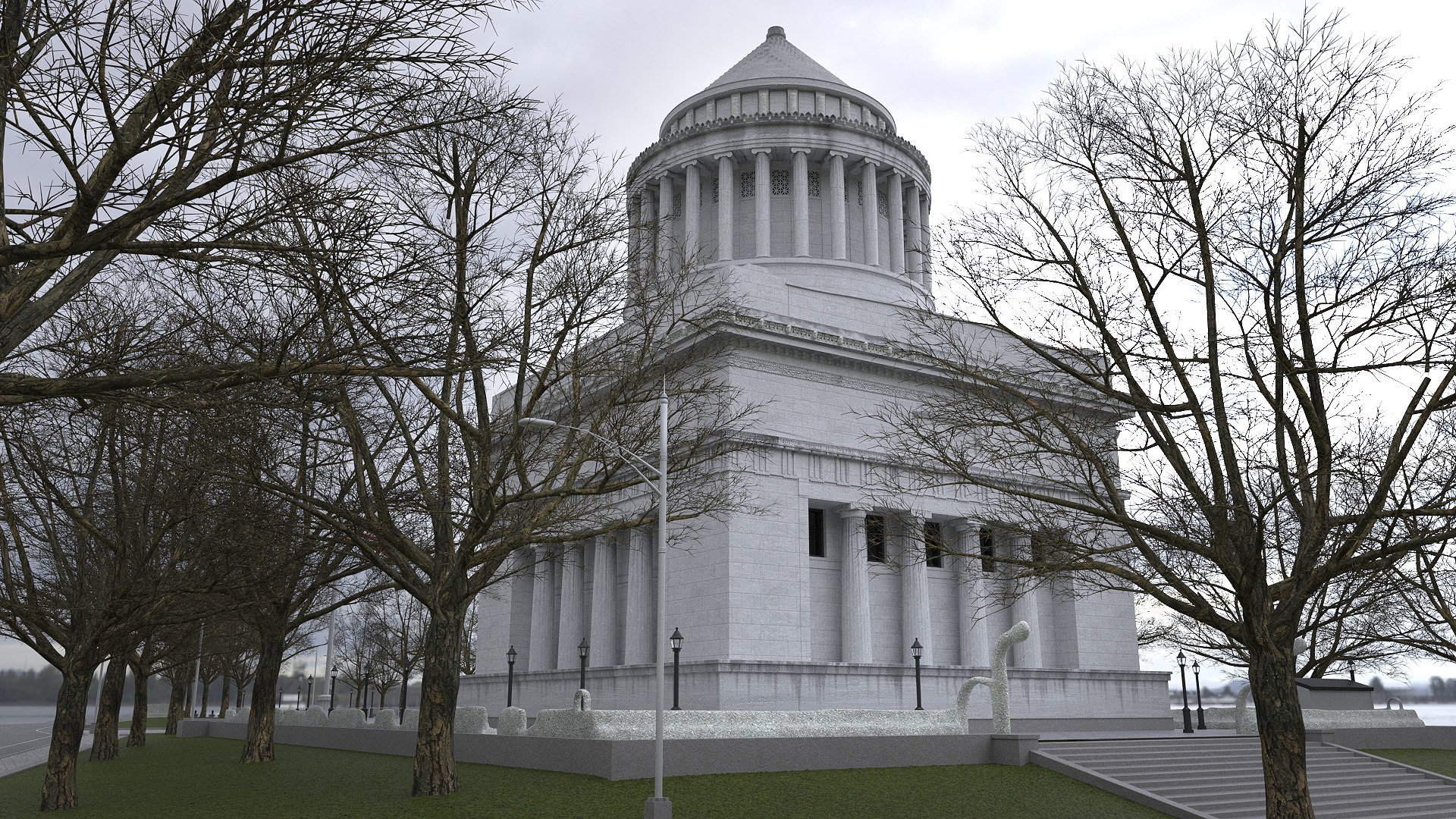 3D Model General Grant National Memorial - TurboSquid 2371524
