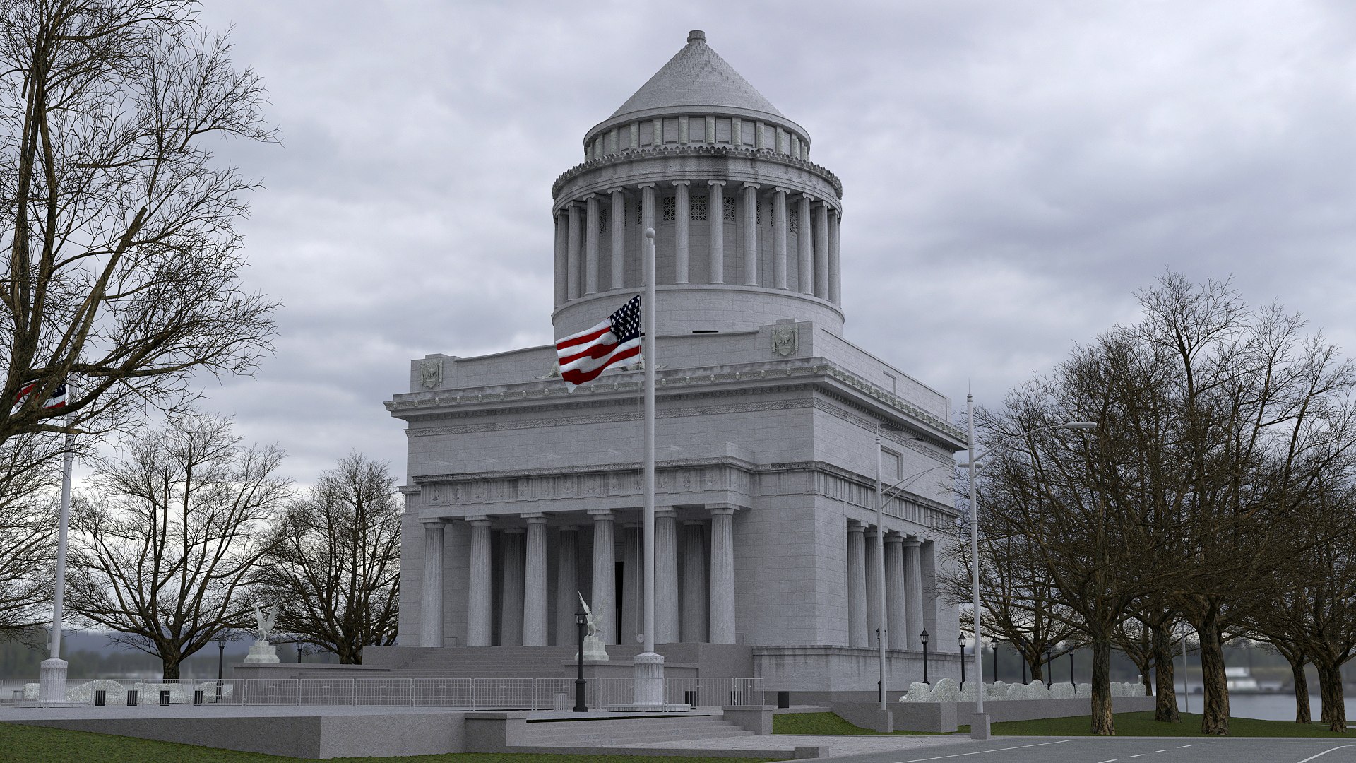 3D Model General Grant National Memorial - TurboSquid 2371524