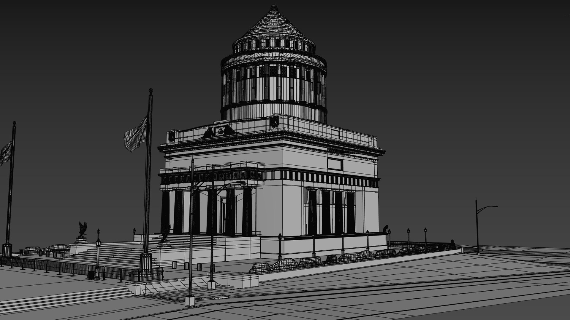 3D Model General Grant National Memorial - TurboSquid 2371524