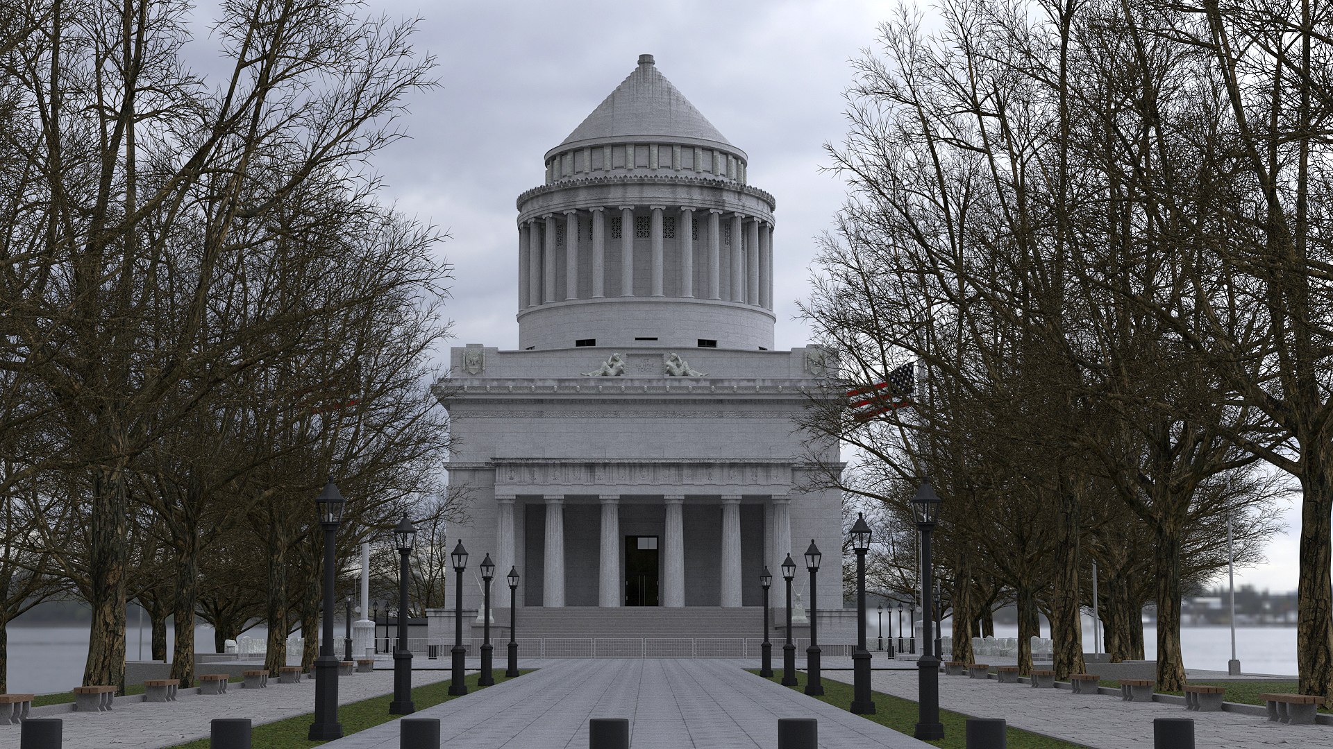 3D Model General Grant National Memorial - TurboSquid 2371524