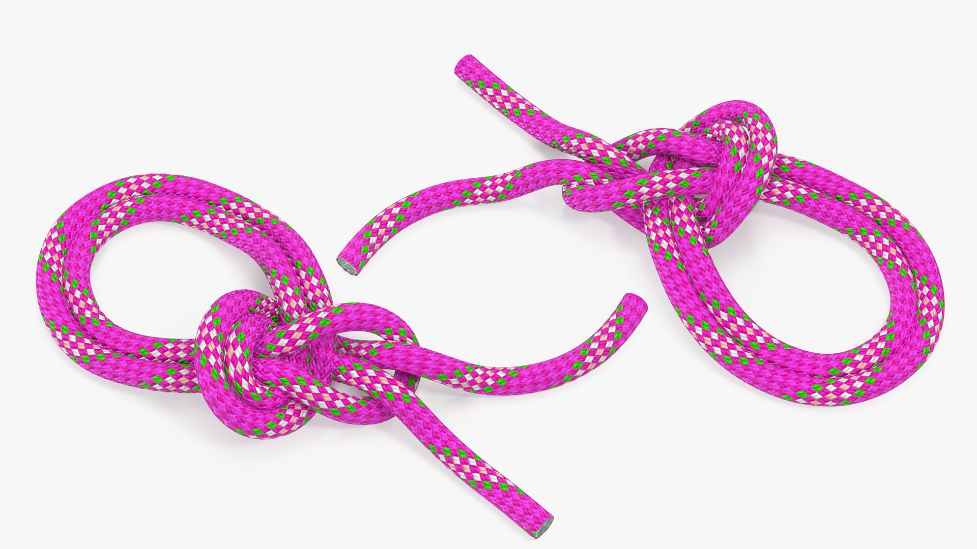 Bowline Bight Knot Rope Line Model - TurboSquid 1651257