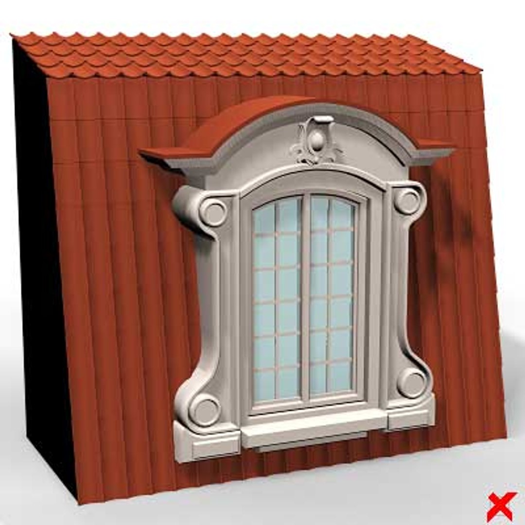 exterior window 3d model