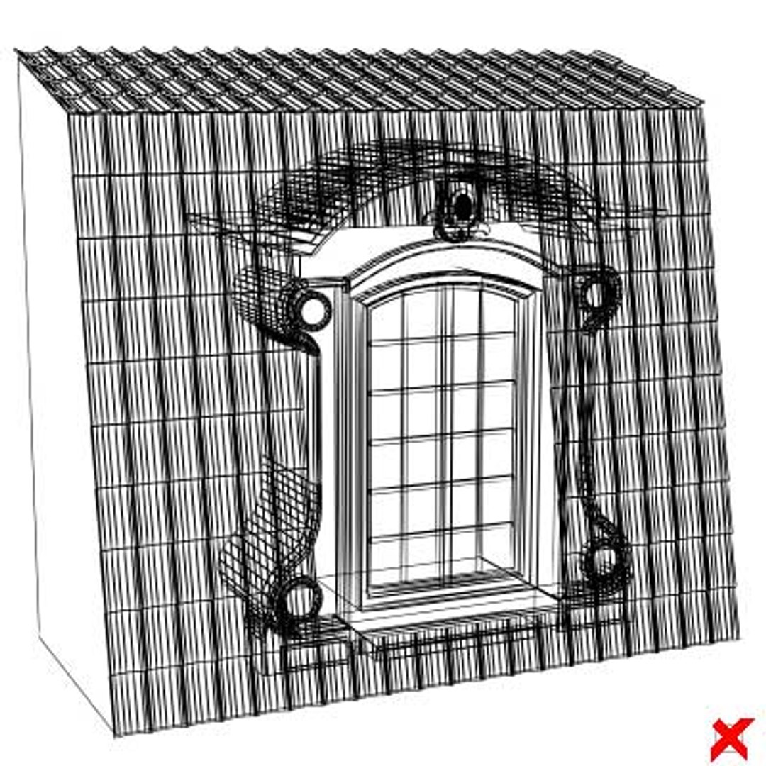 exterior window 3d model