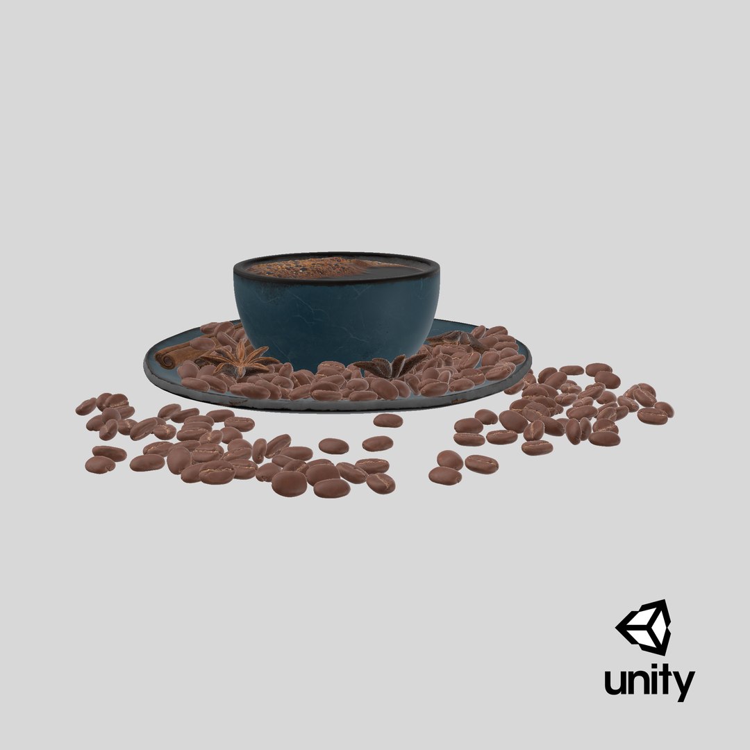 3D Coffee Bean Cup - TurboSquid 2136513