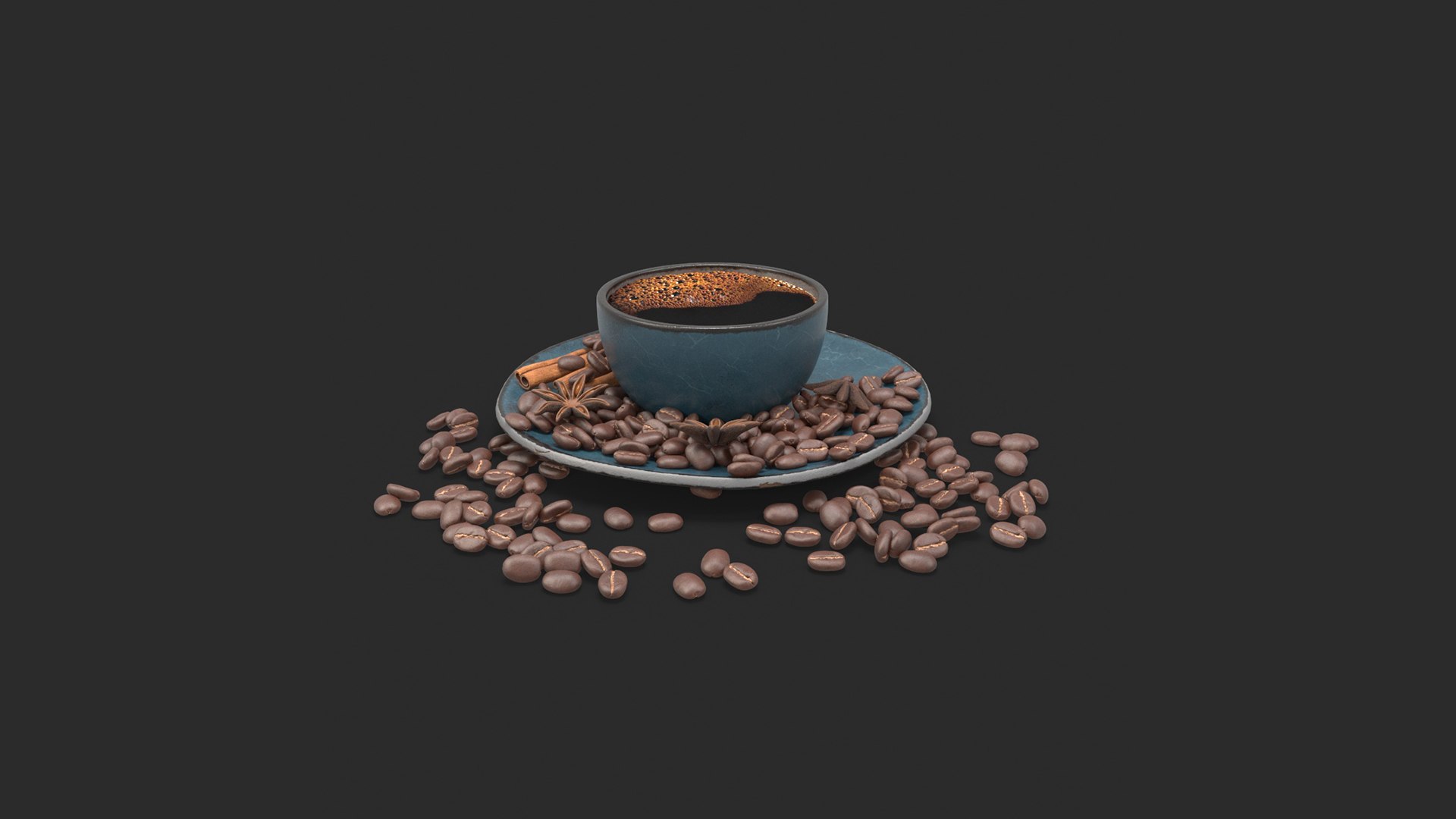 3D Coffee Bean Cup - TurboSquid 2136513