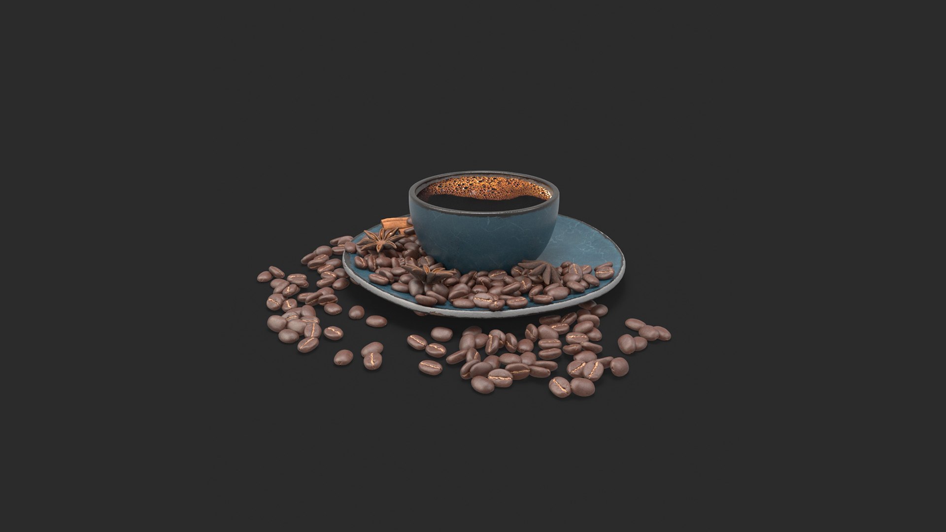 3D Coffee Bean Cup - TurboSquid 2136513