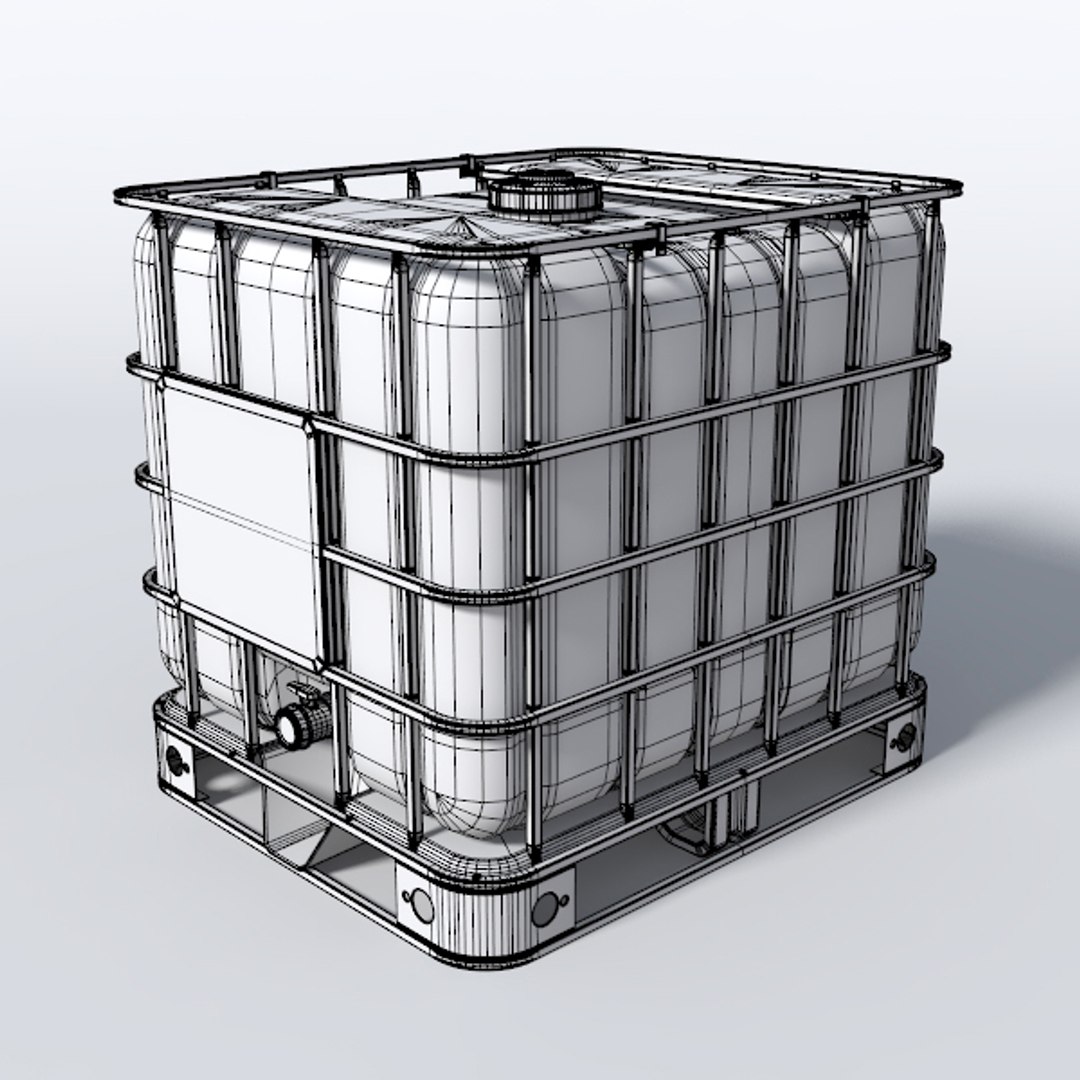 3d ibc container water model
