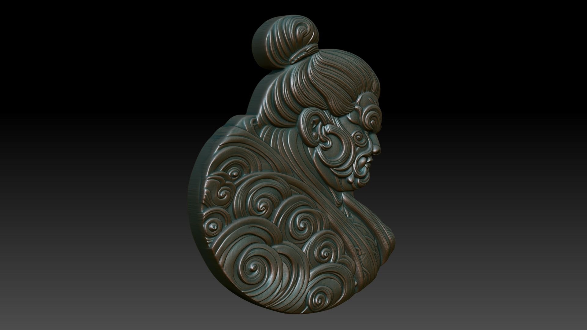 Sumo Wrestler Basrelief 04 240802 3D - TurboSquid 2380932