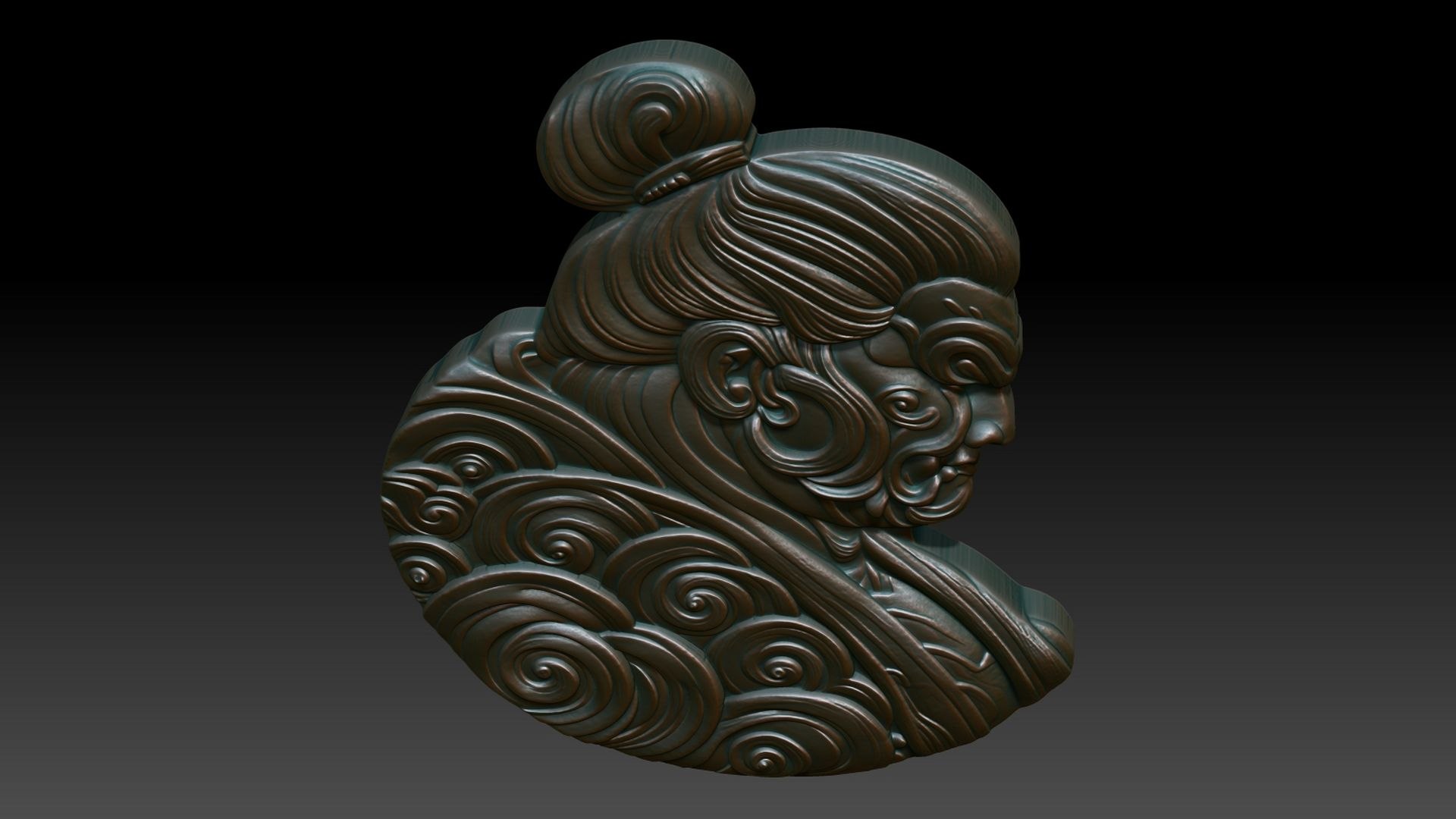 Sumo Wrestler Basrelief 04 240802 3D - TurboSquid 2380932