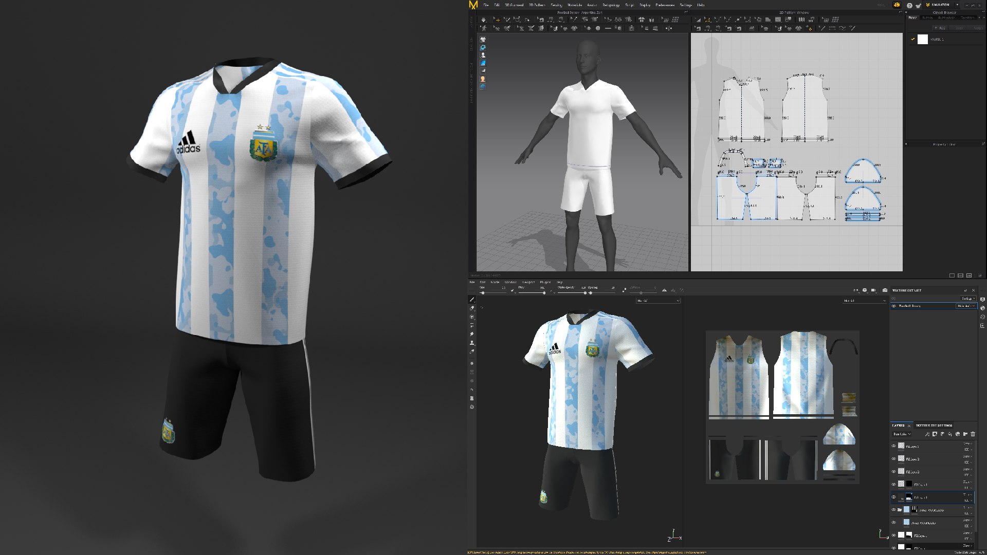 Football Jersey Model - TurboSquid 1857725