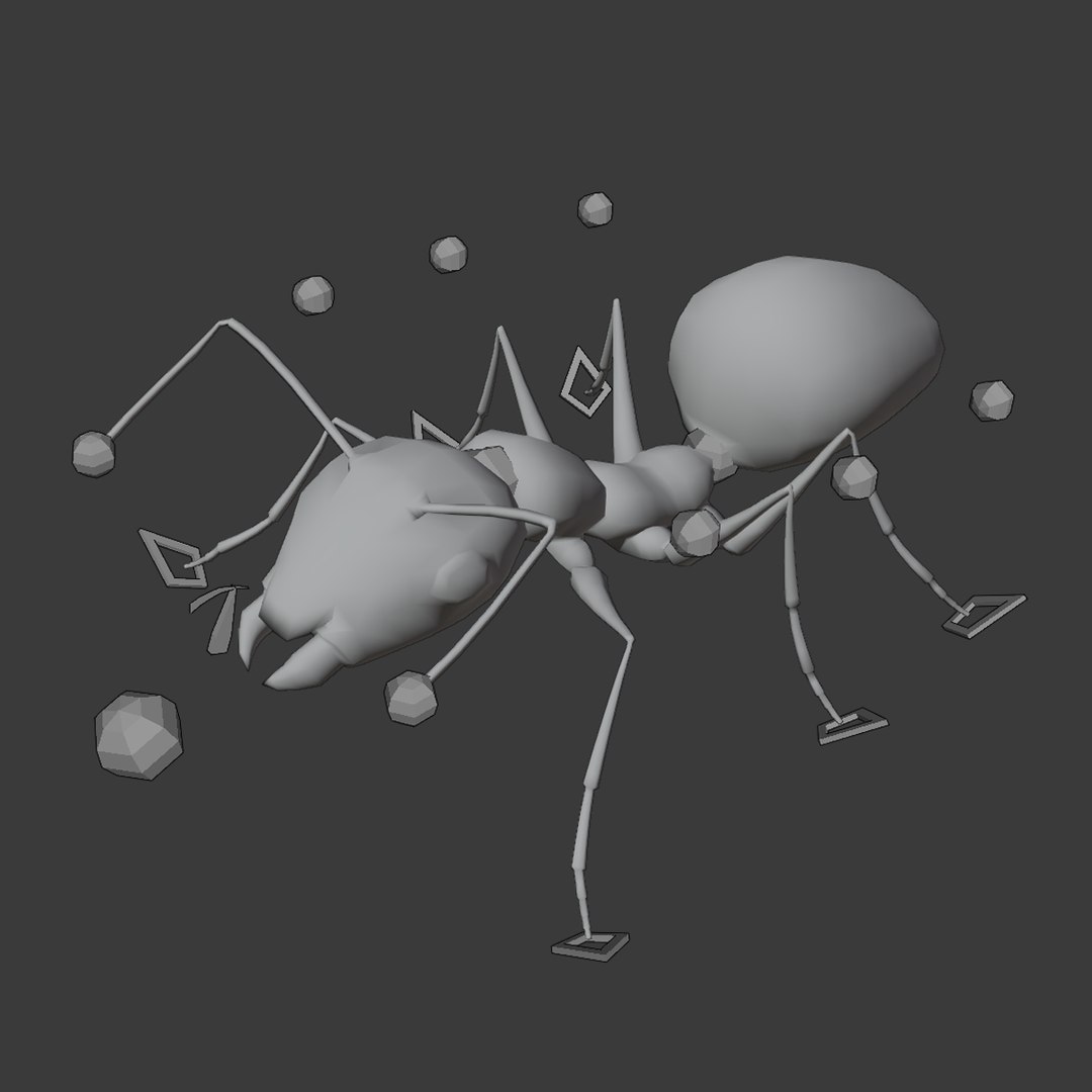 3D Ant Rigged Animations - TurboSquid 1588723