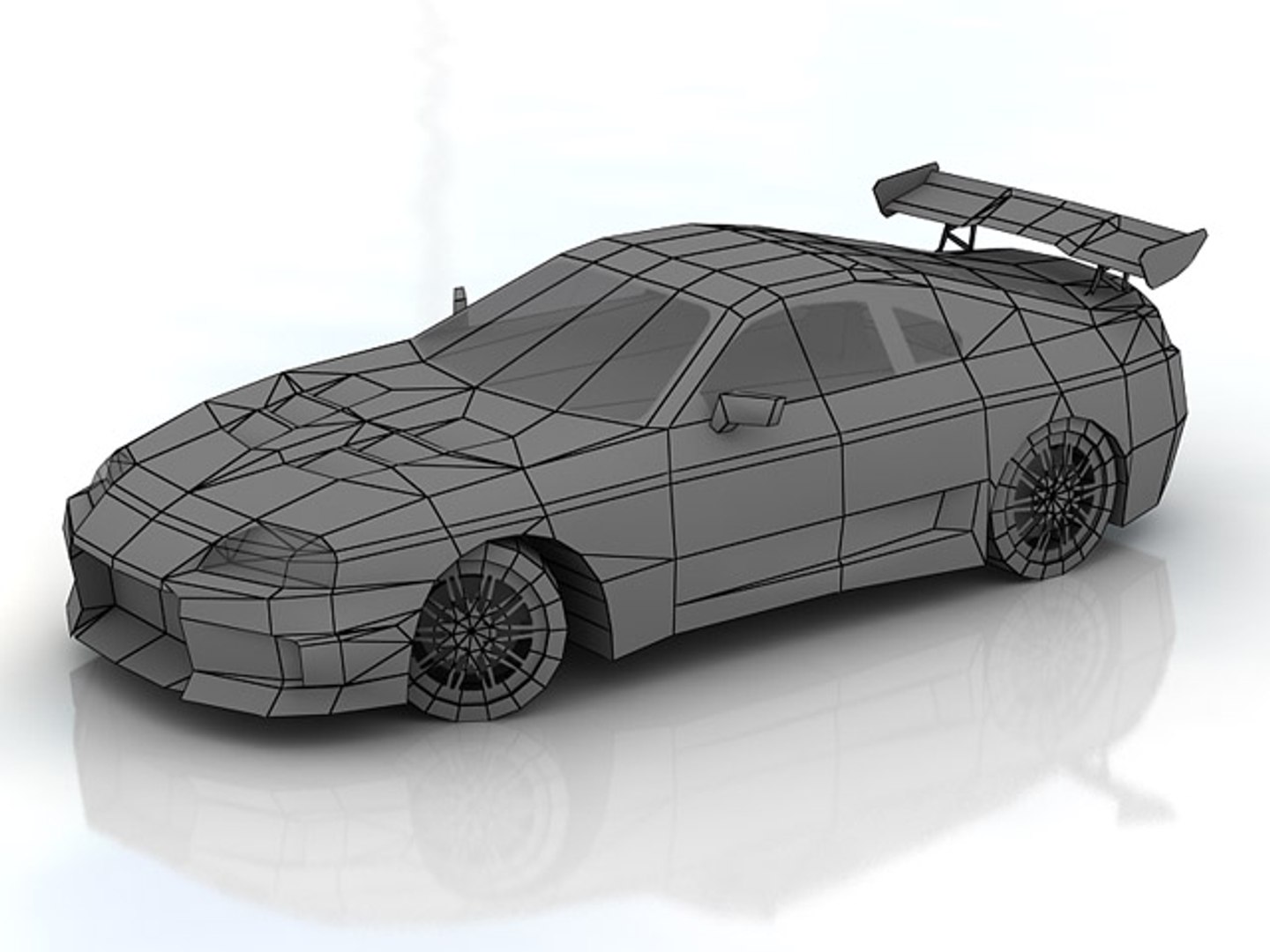 Toyota Supra Tuning 3d Model