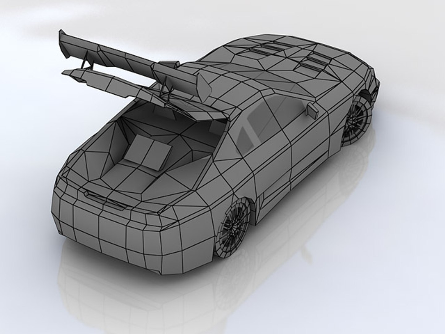 Toyota Supra Tuning 3d Model