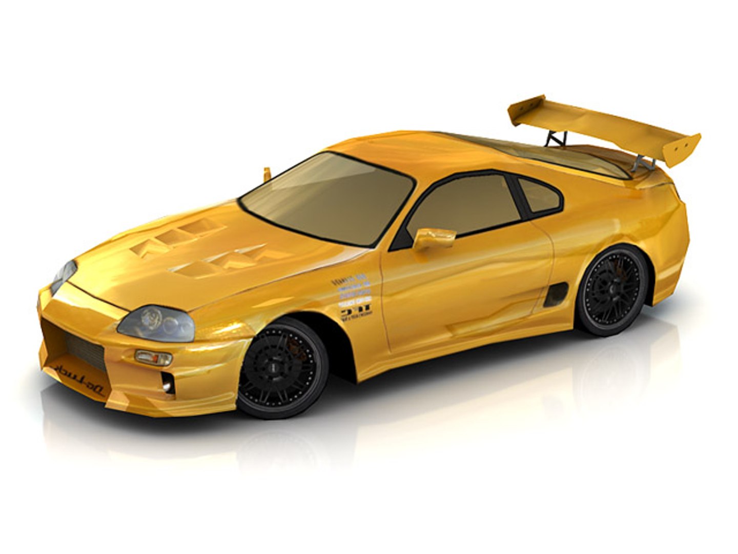 Toyota Supra Tuning 3d Model