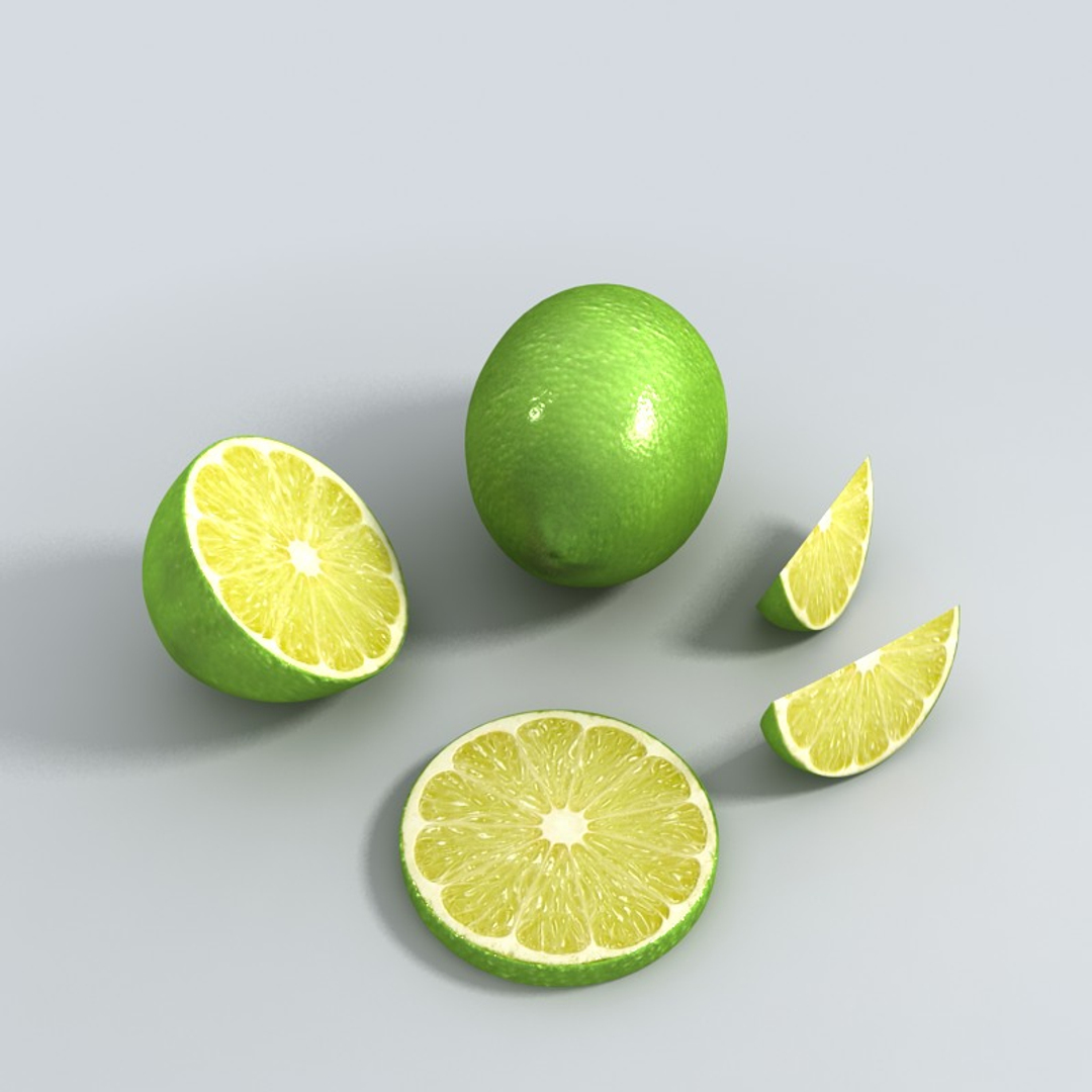 3d Realistic Lime