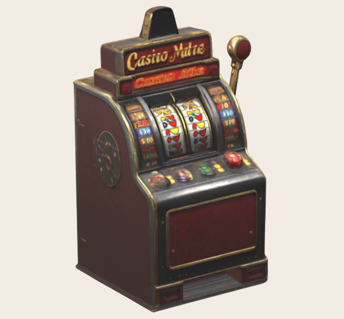 Casino Slot Machine 3D Model - TurboSquid 2365747