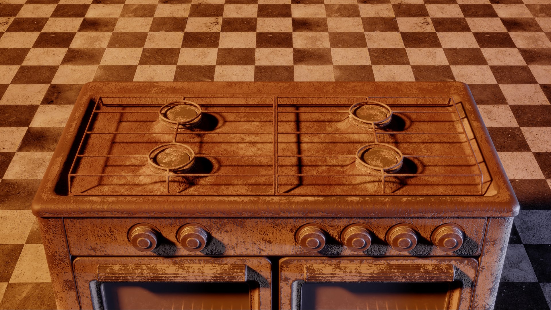 Ruined Stove 3D Model - TurboSquid 2124839