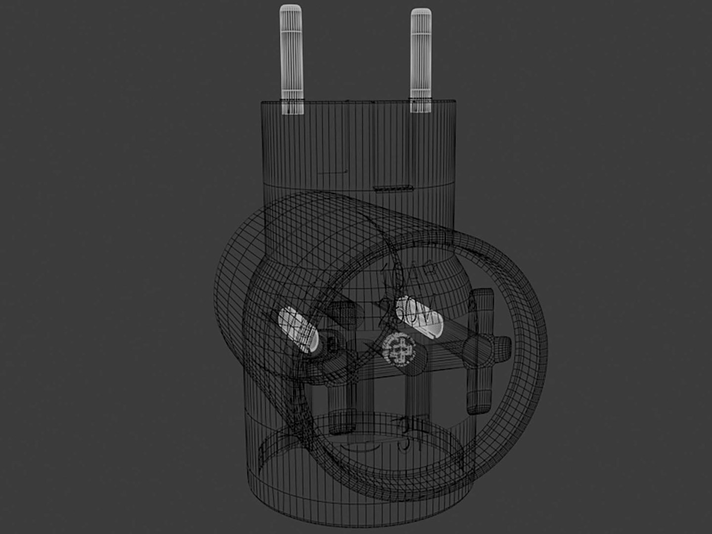 Splitter Triple 3D Model - TurboSquid 2096212