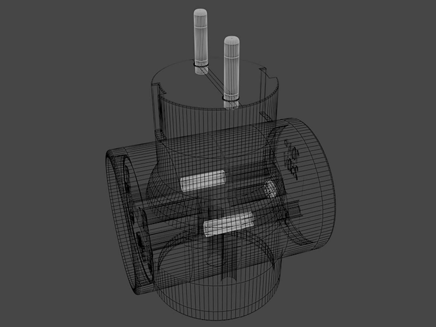 Splitter Triple 3D Model - TurboSquid 2096212