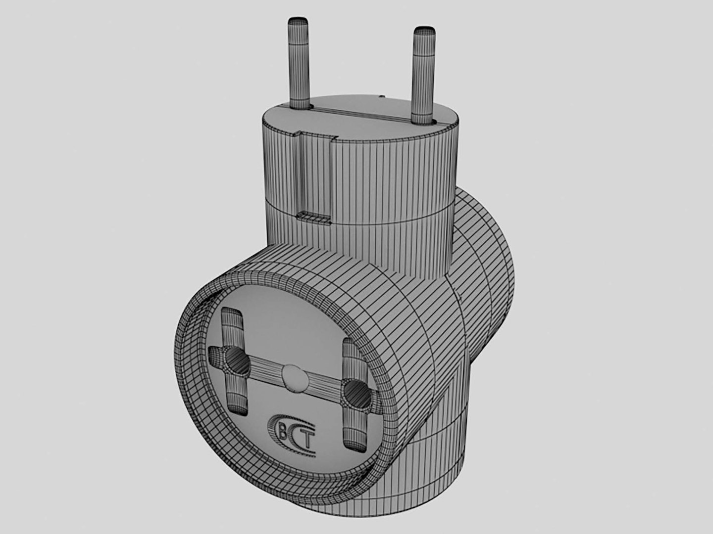 Splitter Triple 3D Model - TurboSquid 2096212