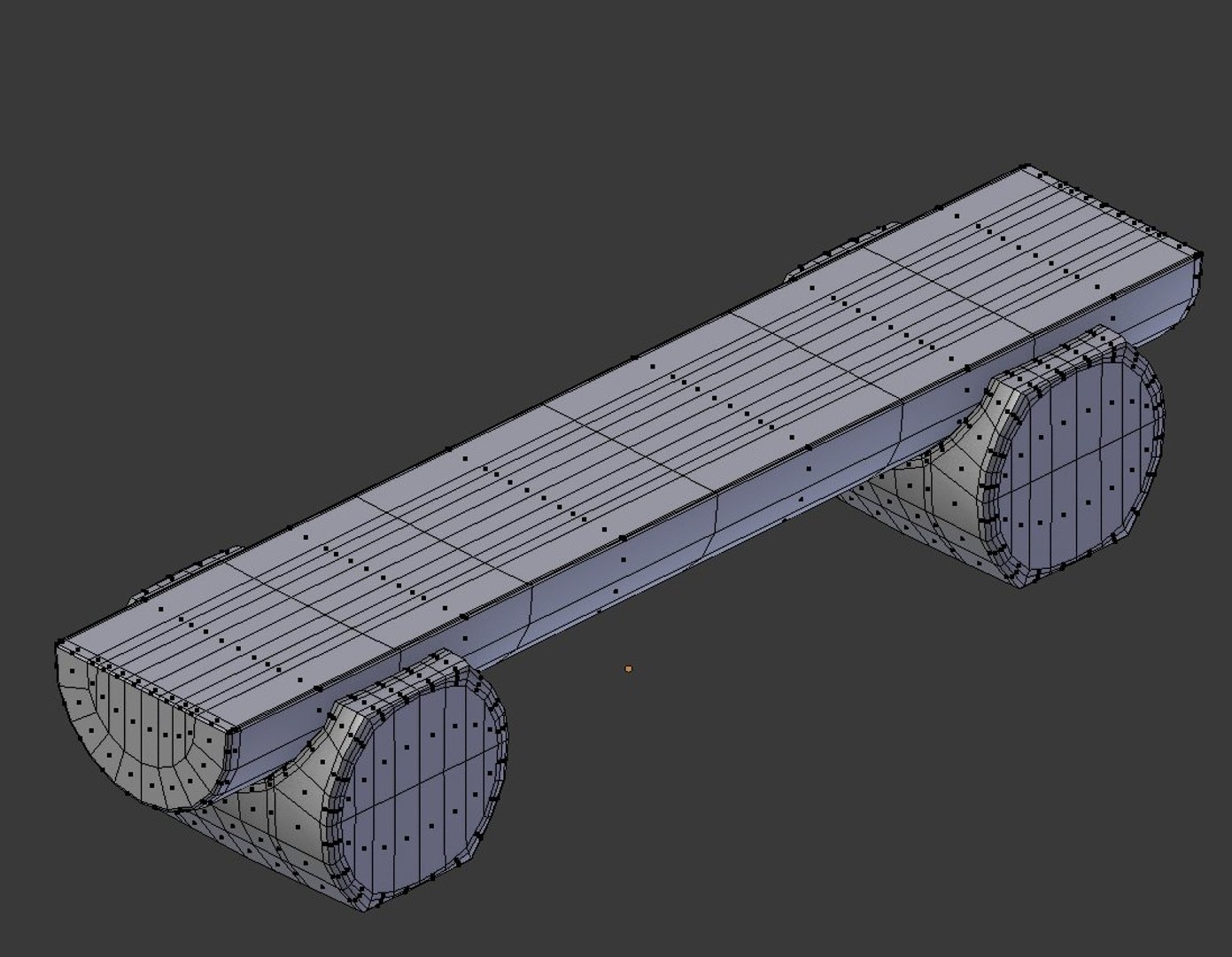 3D wooden bench - TurboSquid 1309348