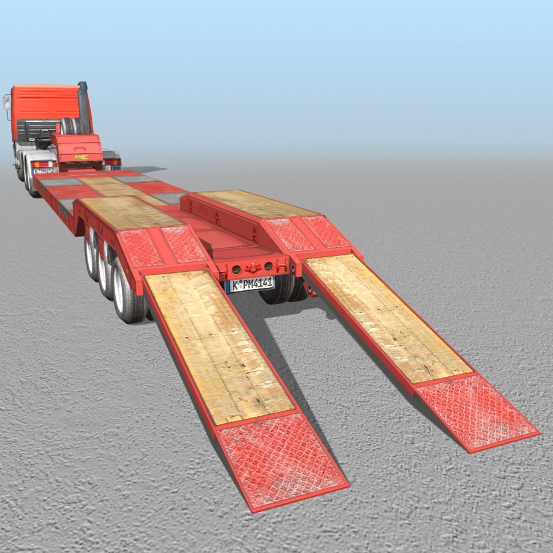 3d model truck 04 - loader