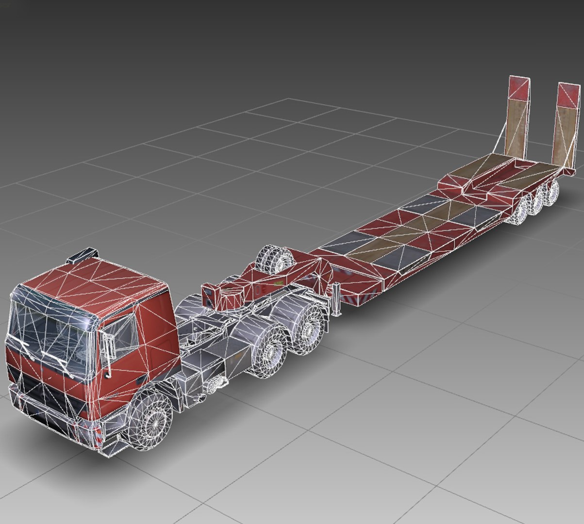 3d model truck 04 - loader