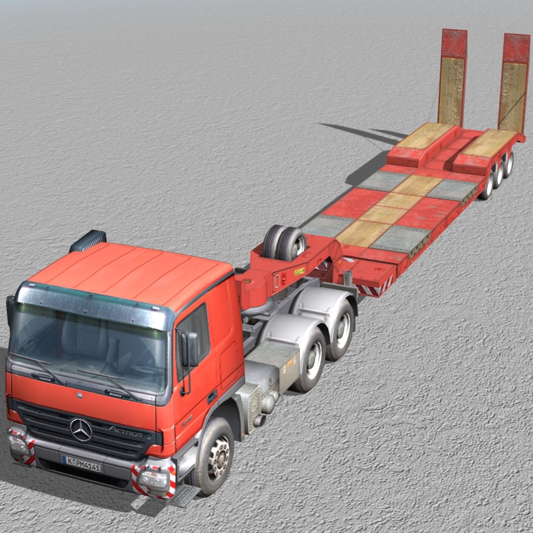 3d Model Truck 04 - Loader