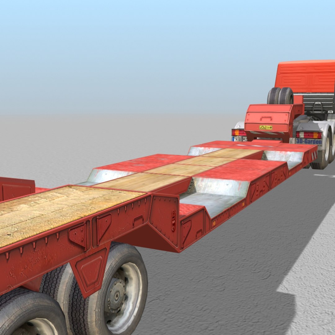3d model truck 04 - loader