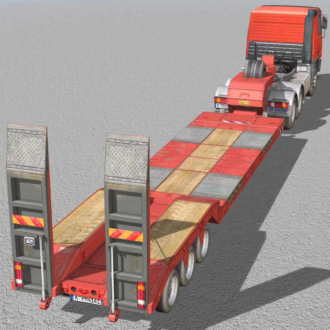 3d model truck 04 - loader