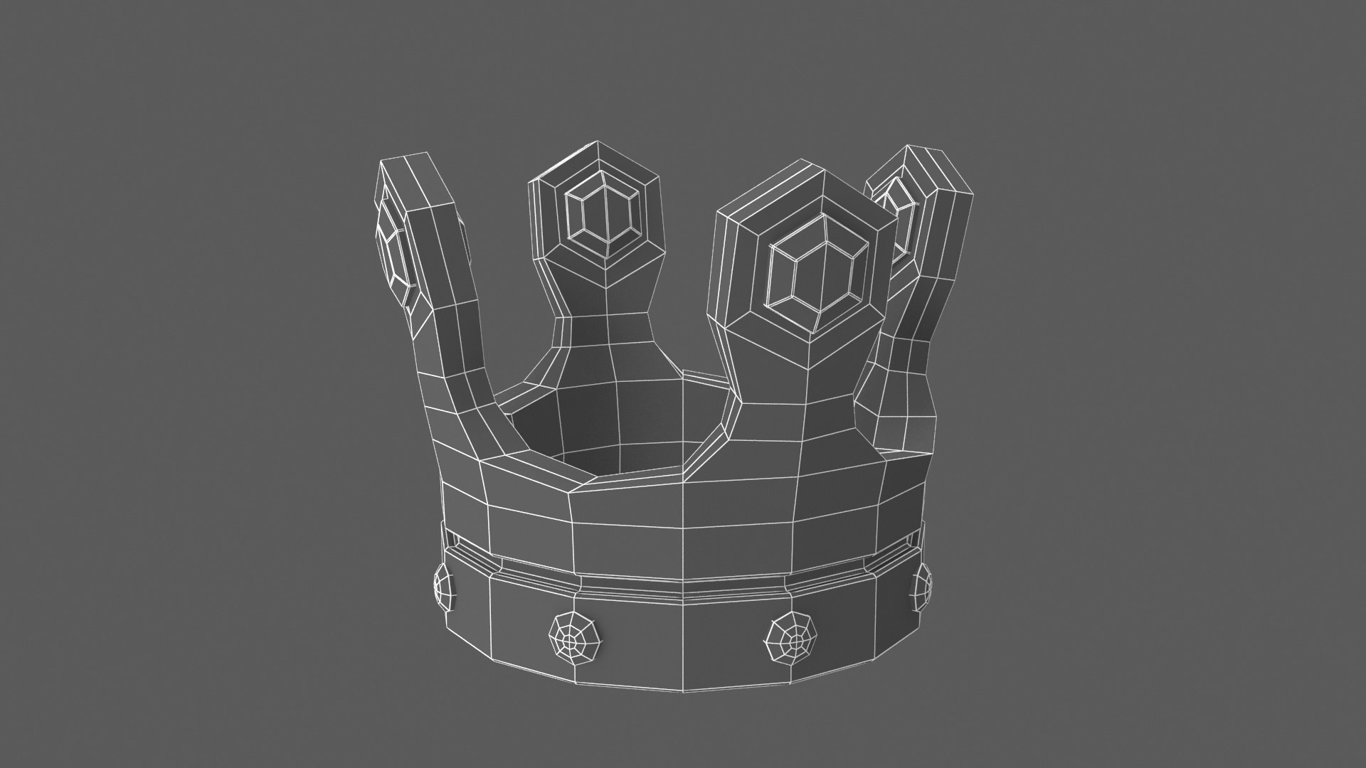 3D Golden Crown Stylized Model - TurboSquid 2422780