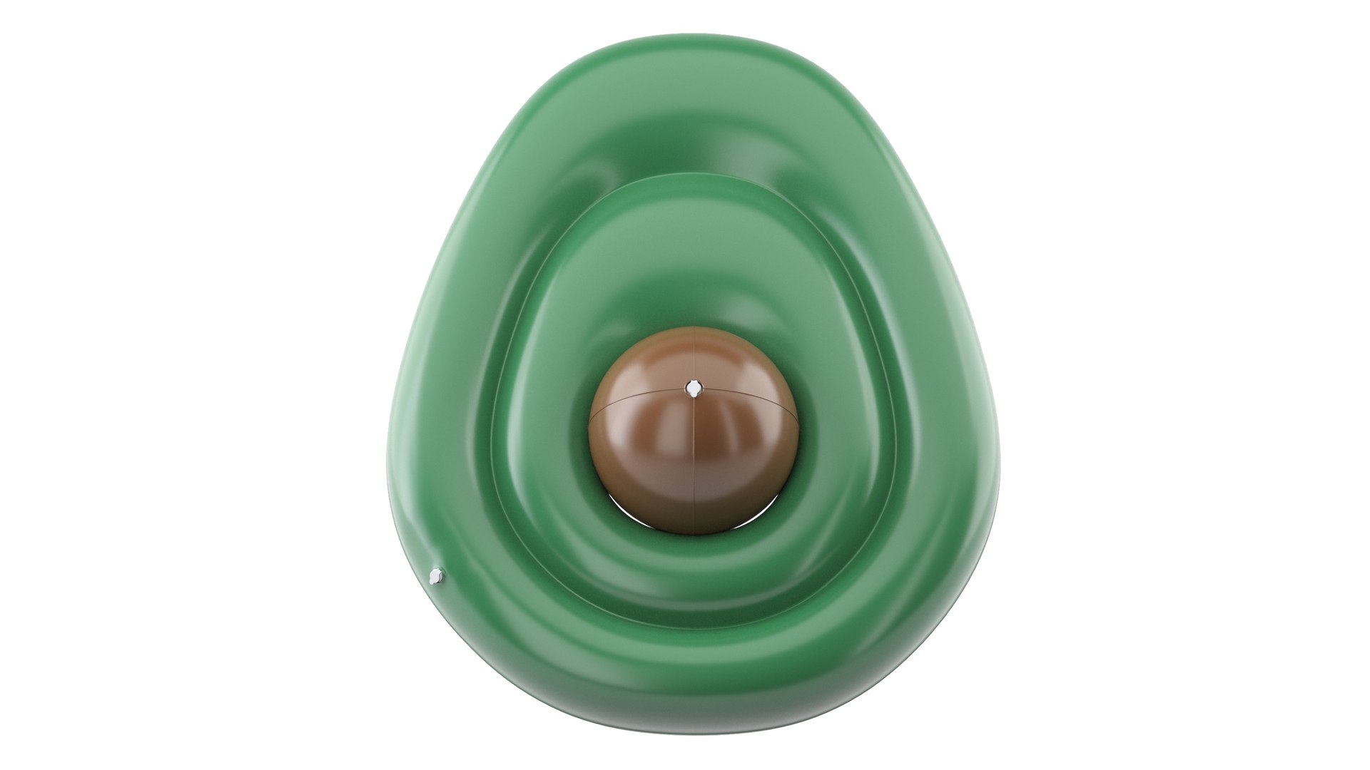 Inflatable Avocado Pool Float Model - TurboSquid 2399272