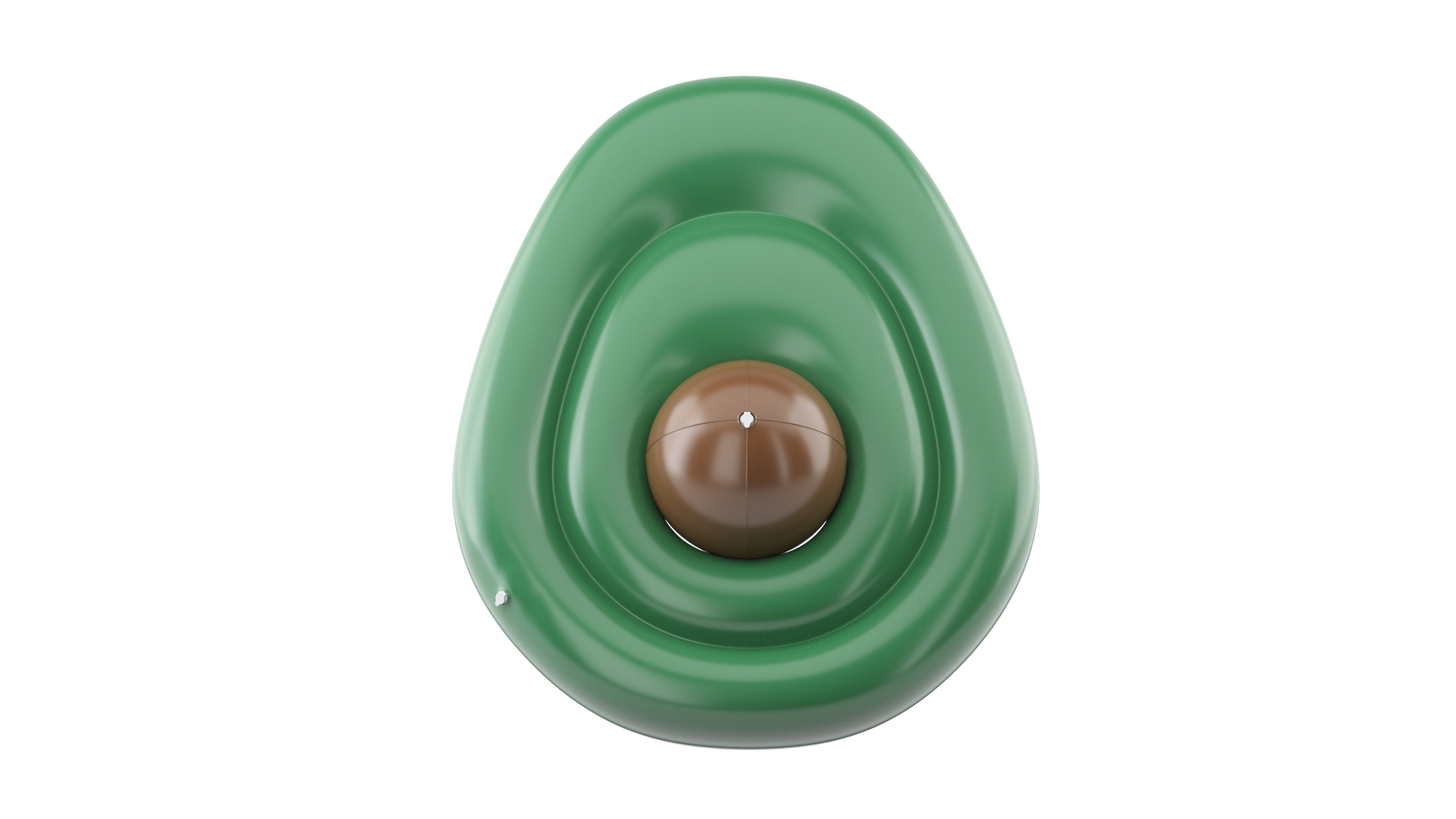Inflatable Avocado Pool Float Model - TurboSquid 2399272