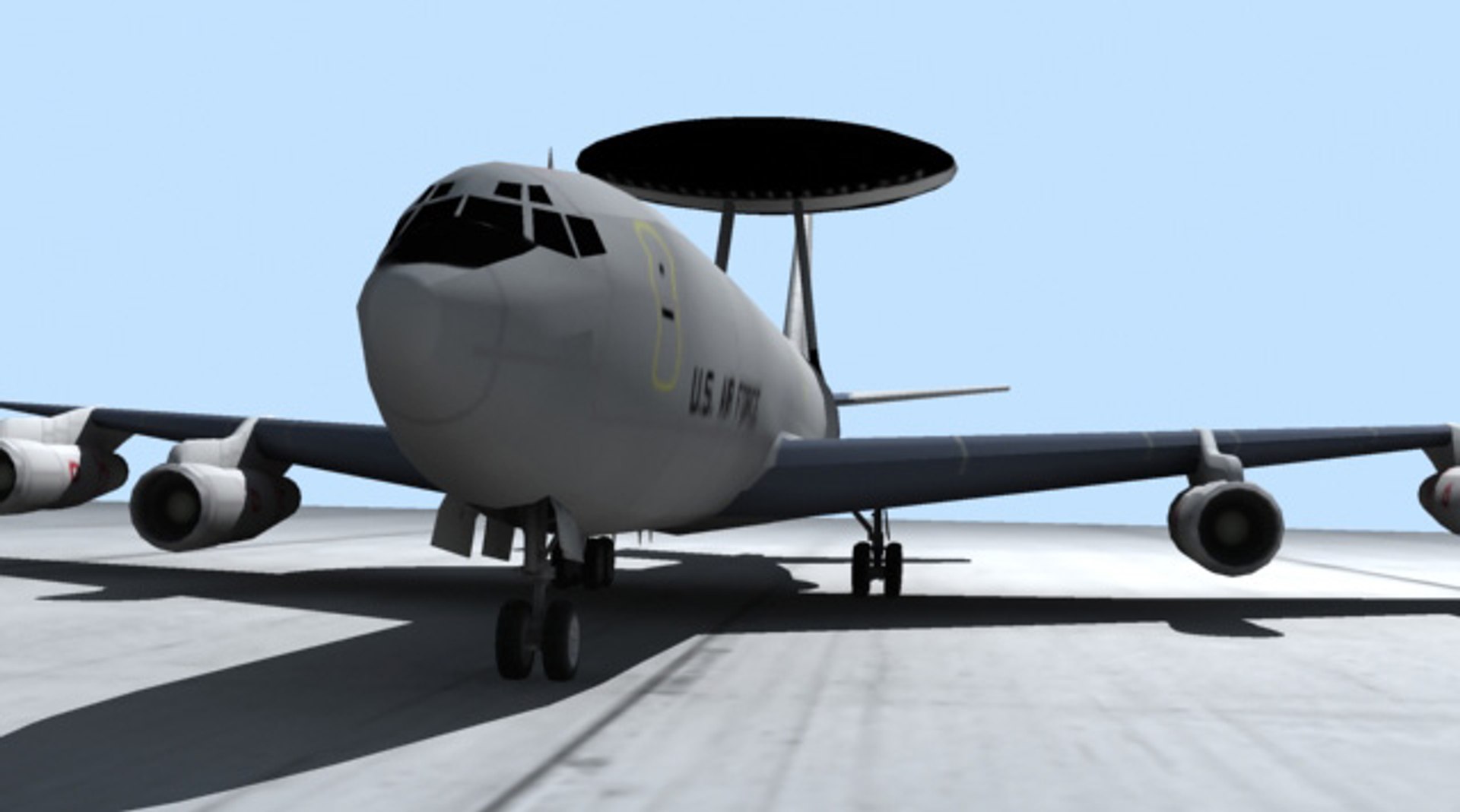 Sentry Awacs 3d Model